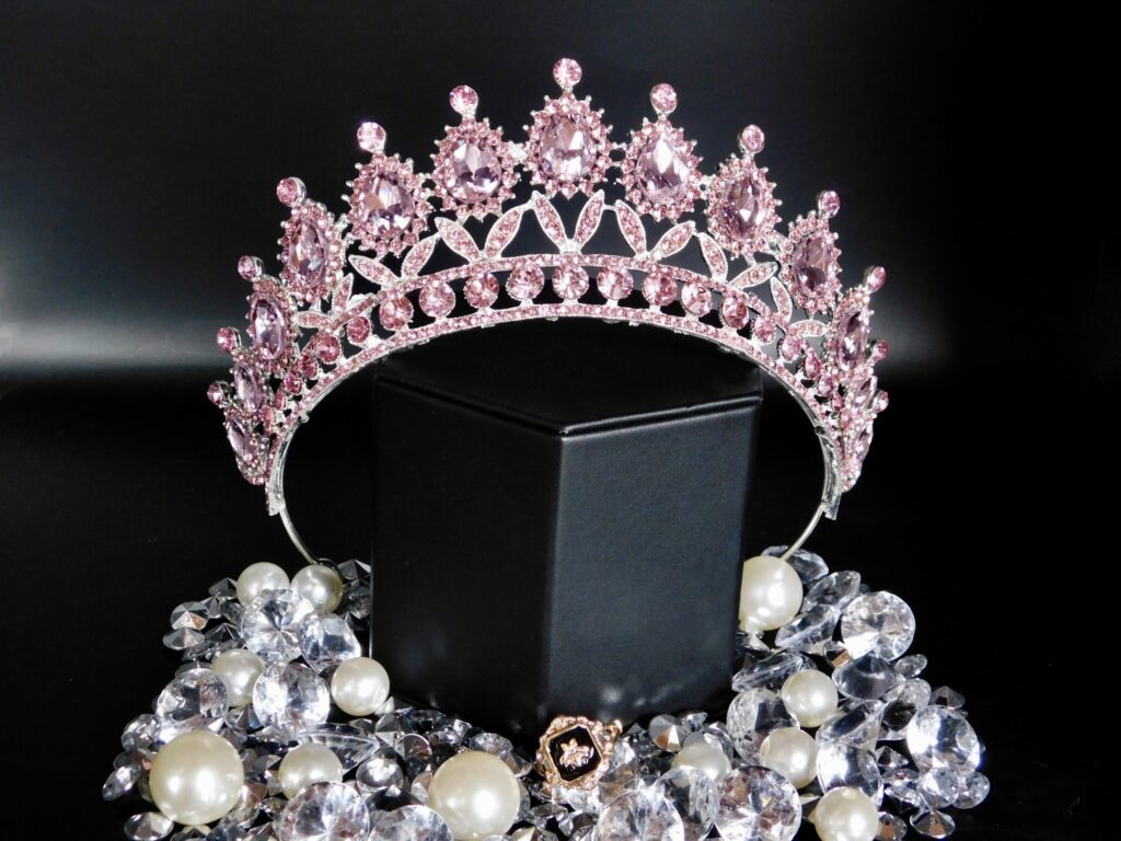 Pink Charlotte Tiara - Queen Bee Crown Company