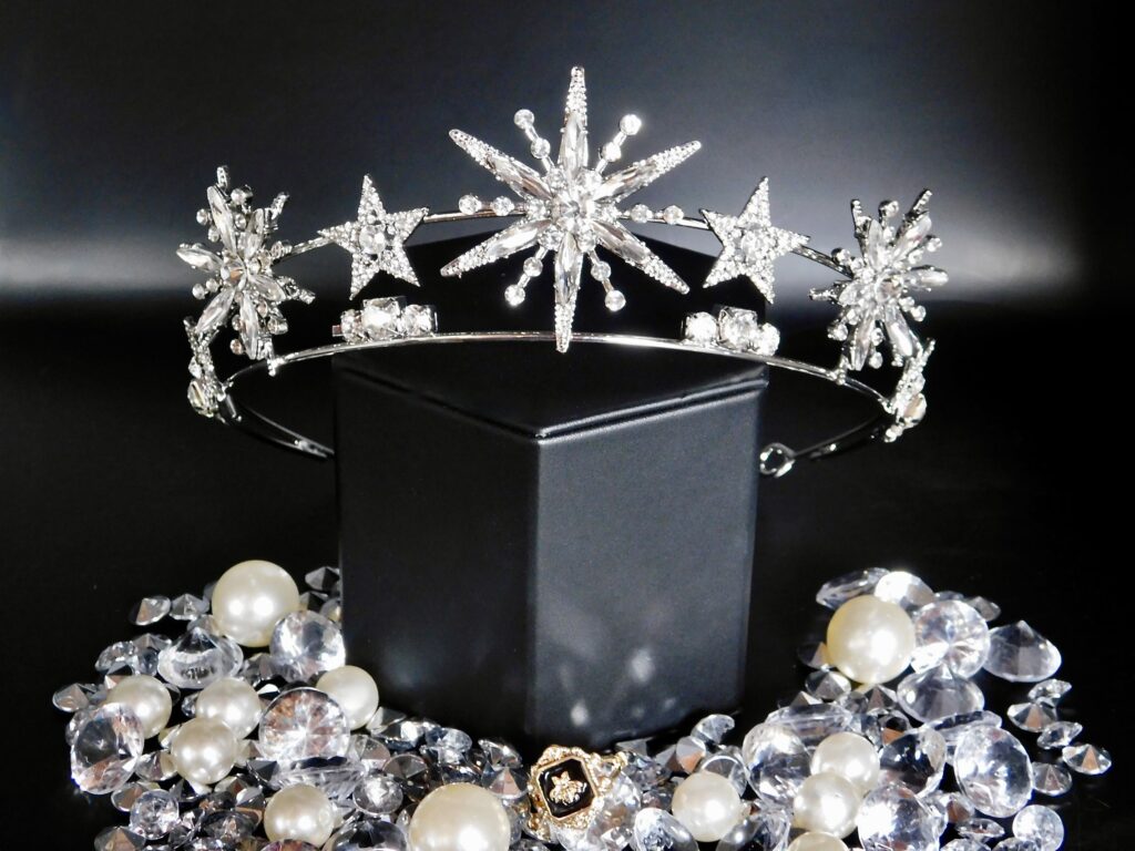 Starburst Tiara- Silver - Queen Bee Crown Company