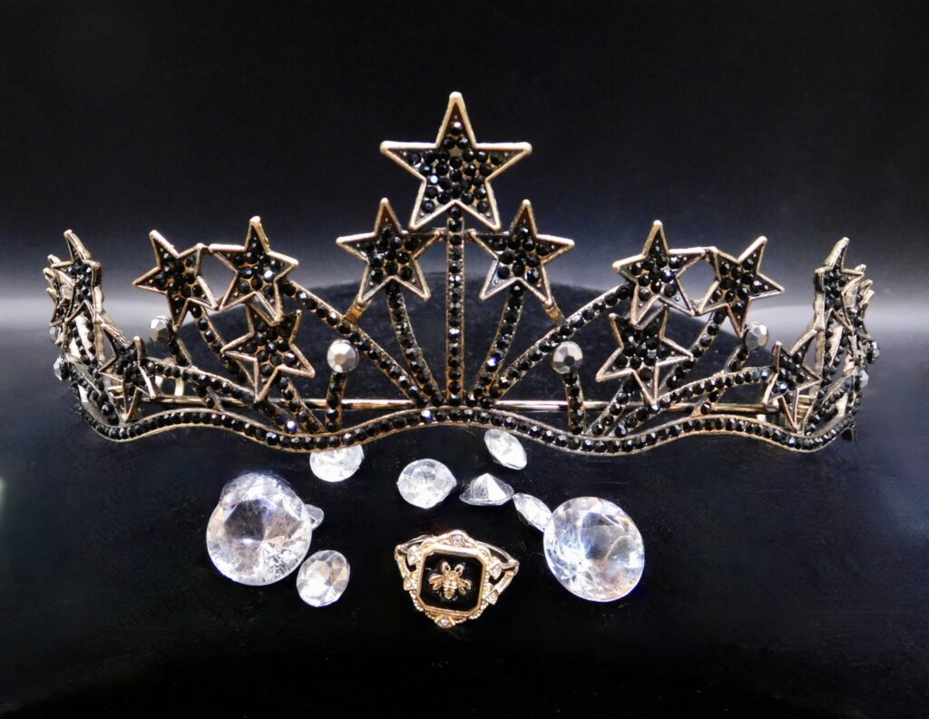 Dark Star Tiara - Queen Bee Crown Company