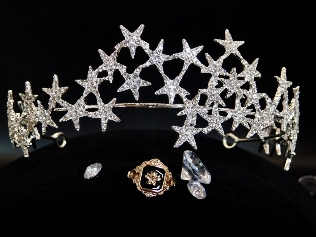 Midnights Scattered Stars Tiara - Queen Bee Crown Company