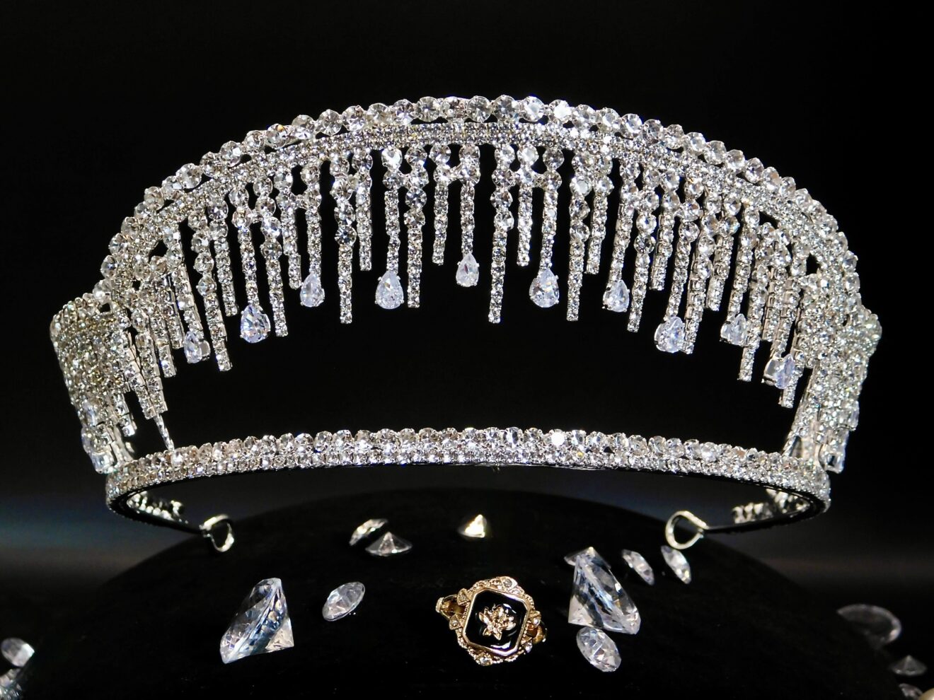 Dripping in Diamonds Tiara - Queen Bee Crown Company