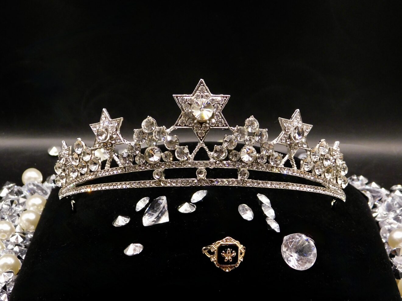 Star of David Tiara- Silver - Queen Bee Crown Company